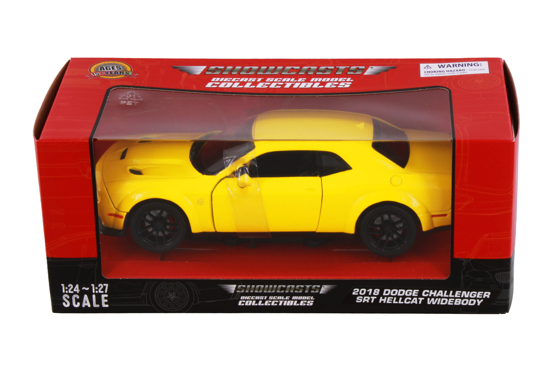 2018 Dodge Challenger SRT Hellcat Widebody Hard Top, Yellow - Showcasts ...