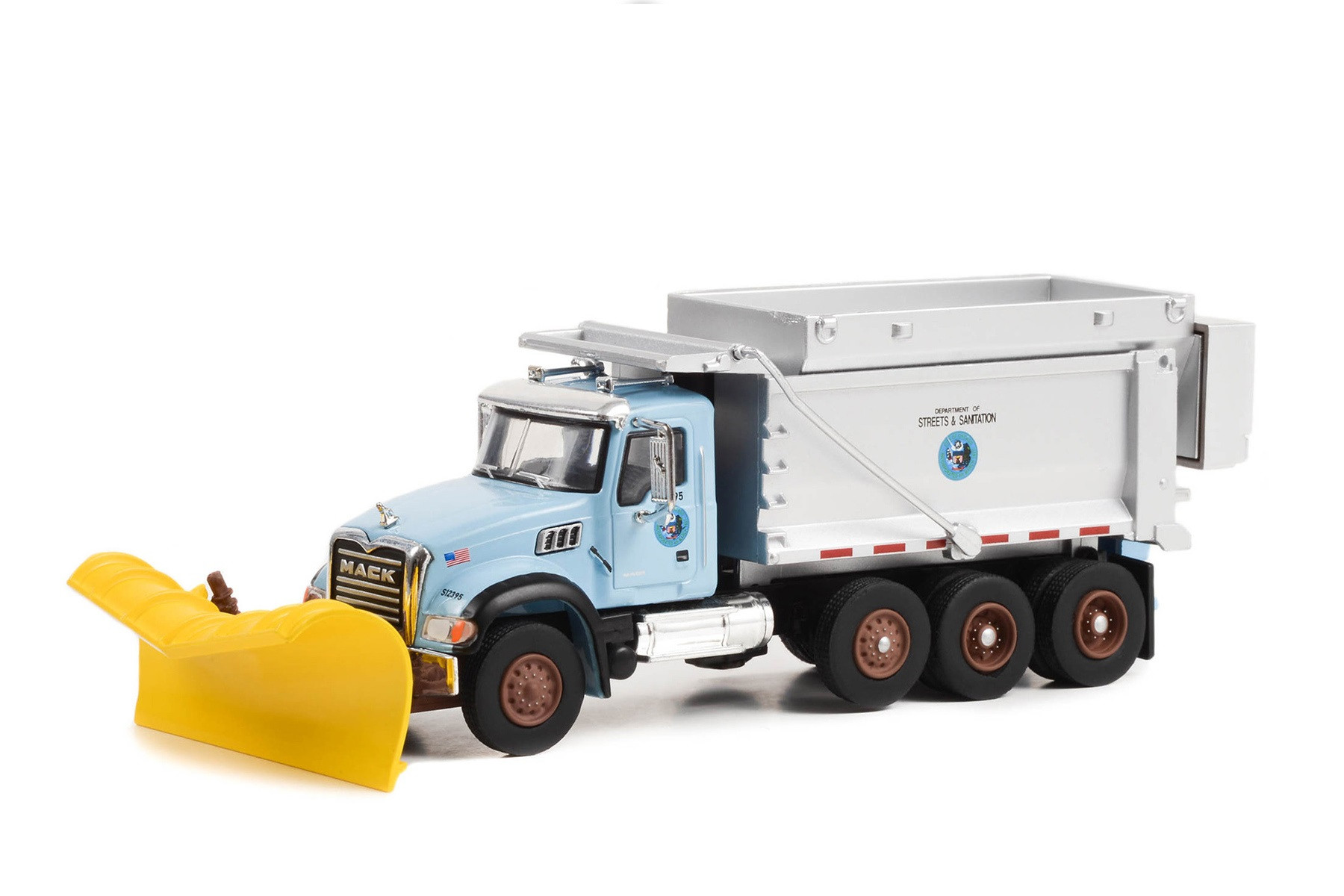2019 Mack Granite Dump Truck w/ Snow Plow and Salt Spreader ...