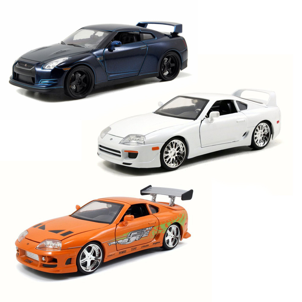 Brian's Fast & Furious Car Set 1 - Set of Three 1/24 Scale Diecast ...