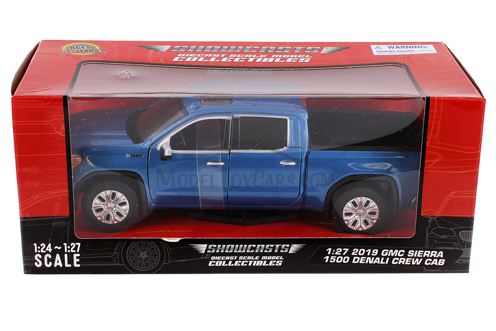 2019 GMC Sierra 1500 Denali Crew Cab, Blue - Showcasts 71362BU - 1/27 ...