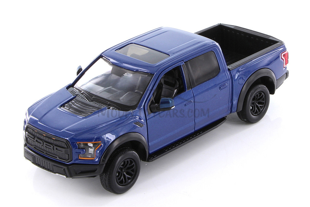 2017 Ford F-150 Raptor Pickup, Blue - Showcasts 71344D - 1/27 Scale ...