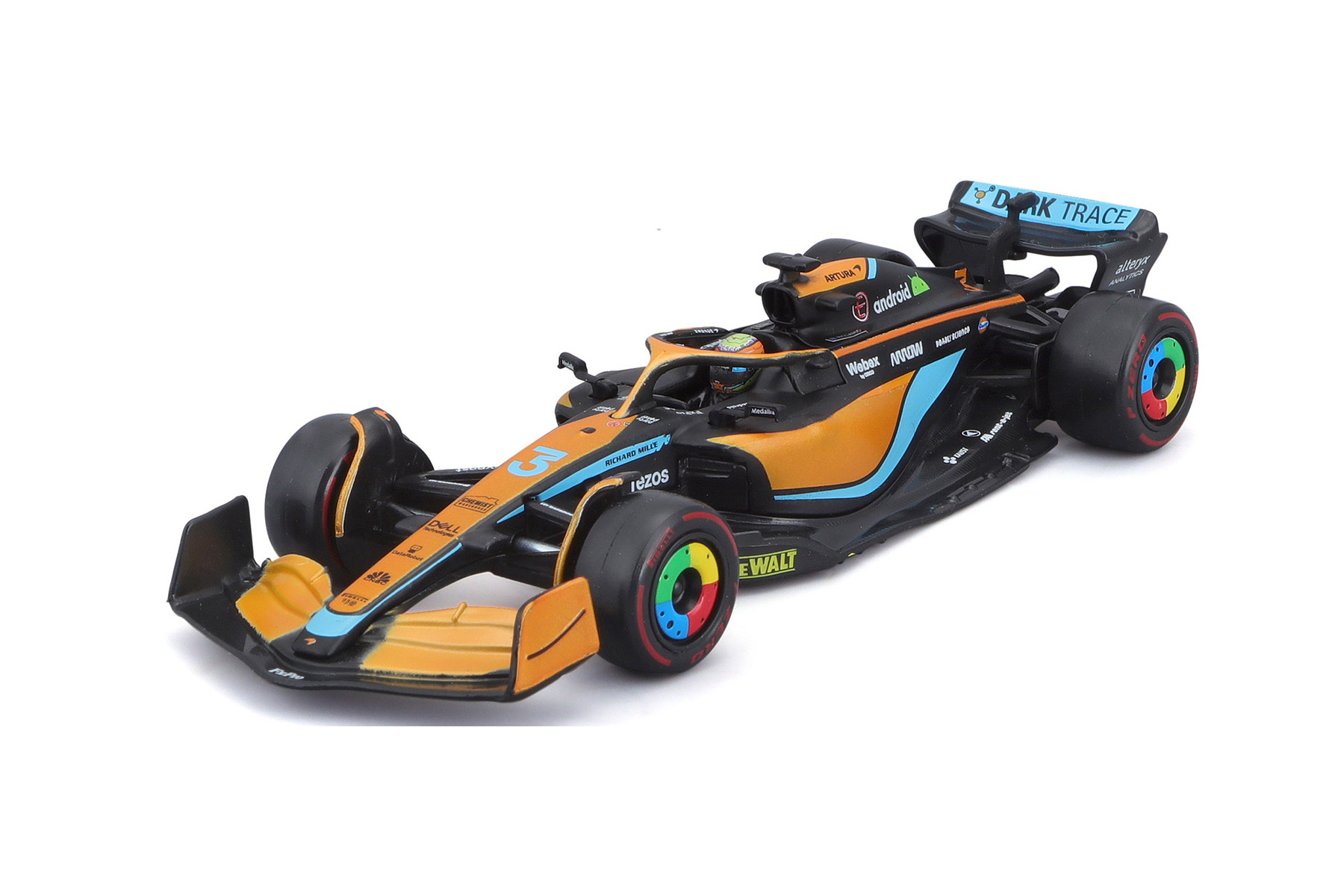 Formula Racing 2022 McLaren F1 Team, #3 Dan Ricciardo - Bburago 18 ...