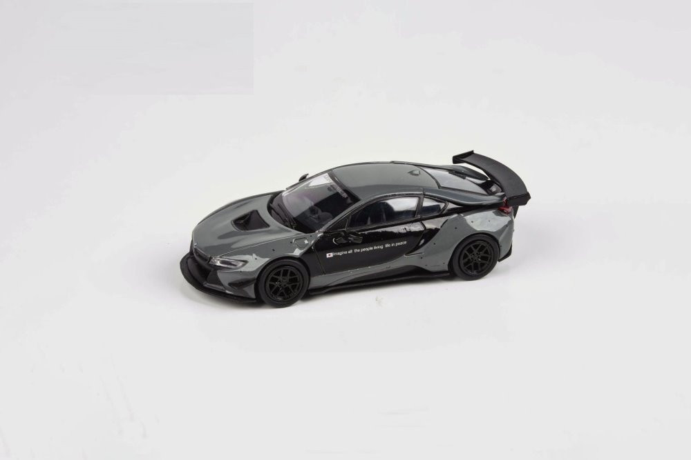 Liberty Walk BMW i8, Black /Gray - Paragon PA55146GY - 1/64 scale ...