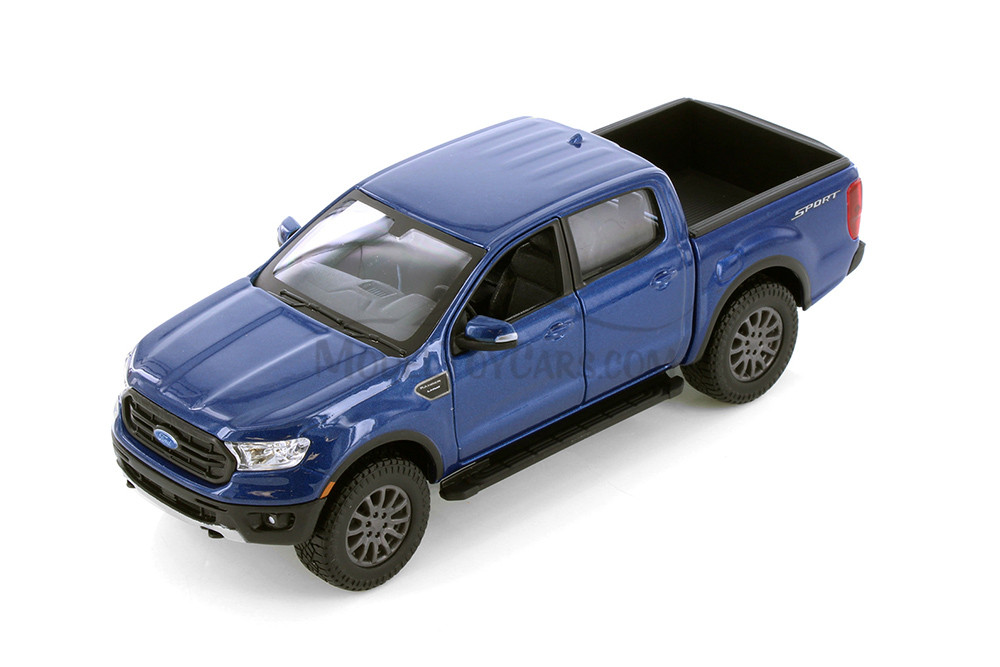 2019 Ford Ranger Pickup Truck, Blue - Showcasts 37521 - 1/27 Scale ...
