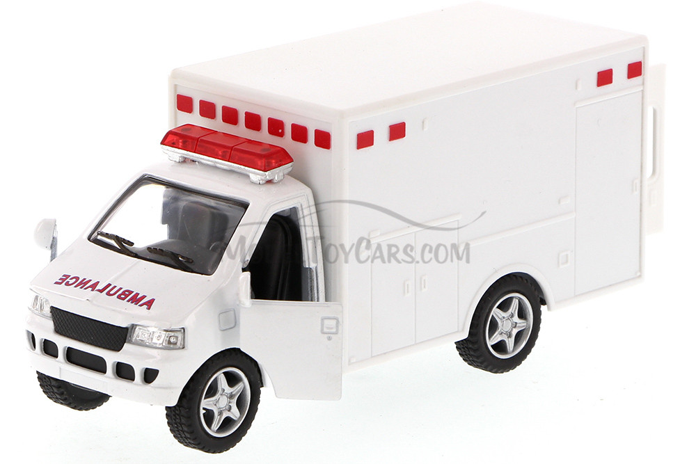 Rescue Team Ambulance without Decals, White - Kinsmart 5259WW - 5 ...