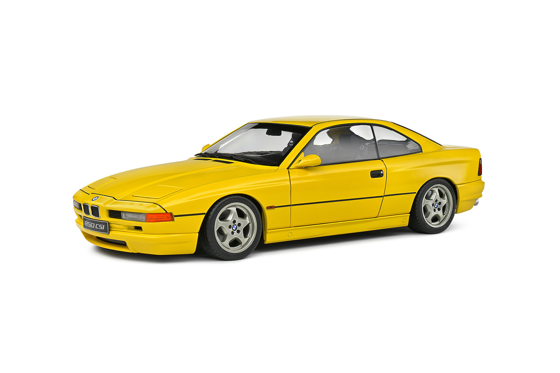 1990 BMW 850 (E31) CSI, Yellow - Solido S1807005 - 1/18 Scale Diecast ...