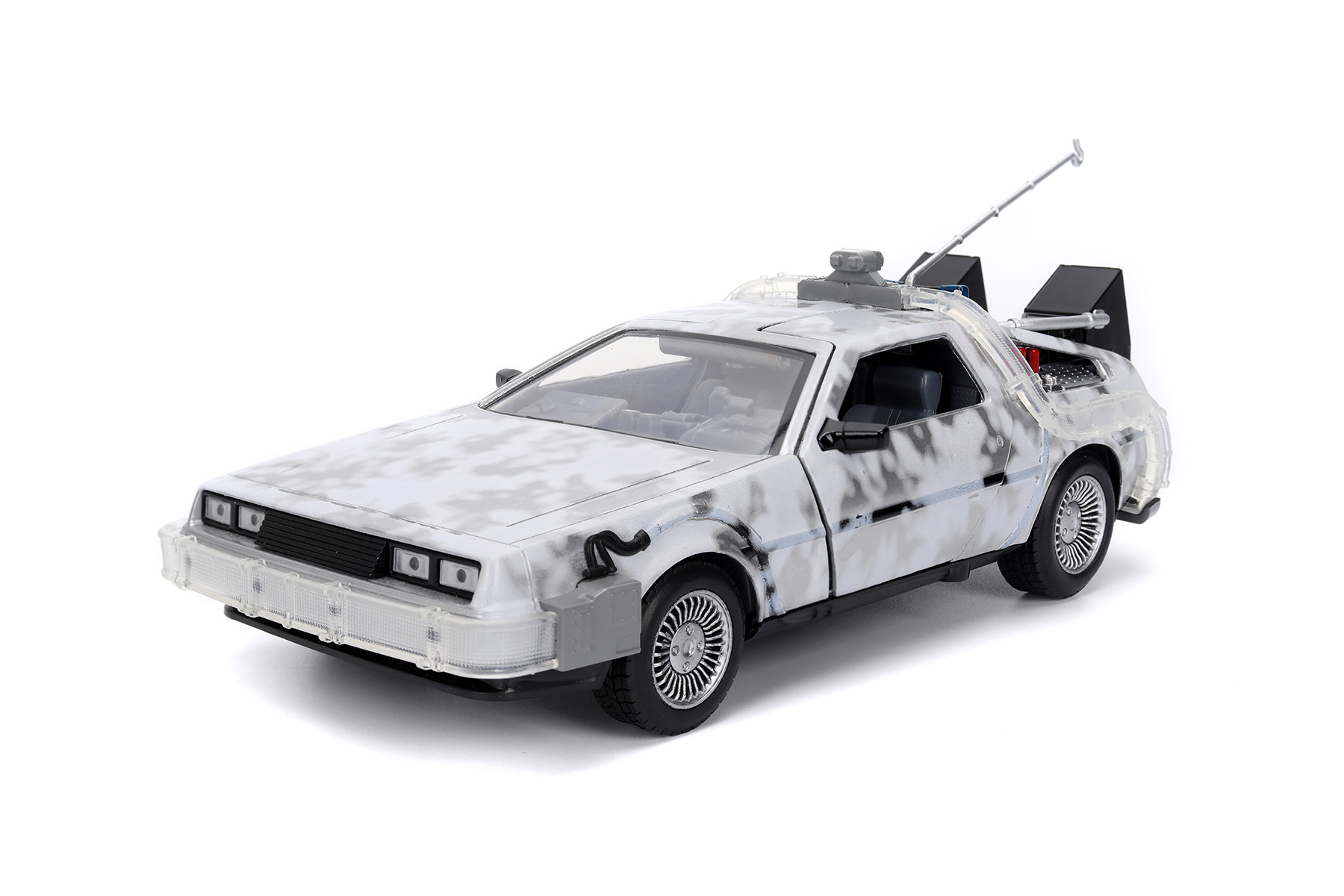 DeLorean Time Machine w/Lights Frost Version, Back to the Future Part I ...