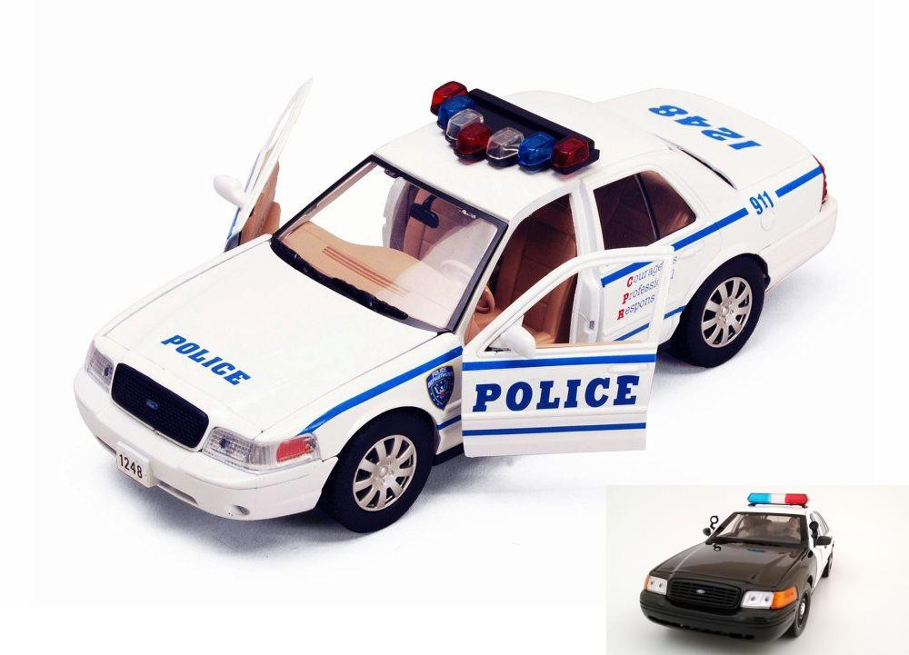 Diecast Police Car w/Police Figurines - 2010 Ford Crown Victoria Police ...