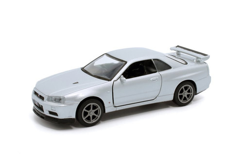 Nissan Skyline GT-R34 V Spec II, Black - Showcasts TM012023 - 1/36 ...
