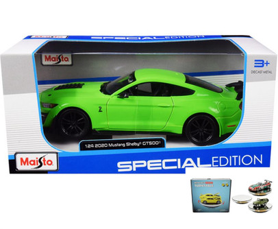 Diecast Car w/Rotary Turntable - 2015 Ford Mustang GT, Blue - Maisto ...