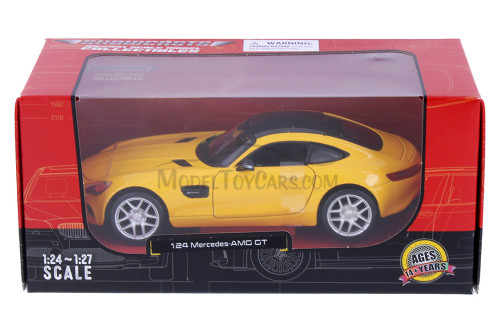 Mercedes-Benz AMG GT, Matte Black - Showcasts 38134BK - 1/24 Scale ...