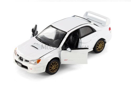 Subaru Impreza WRX STI Hardtop, Blue - Showcasts 77330BU - 1/24 Scale ...