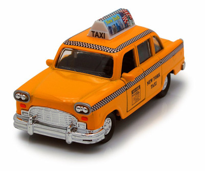 Chicago Modern Taxi Cab, Yellow - Showcasts 9989CG - 5 Inch Scale ...