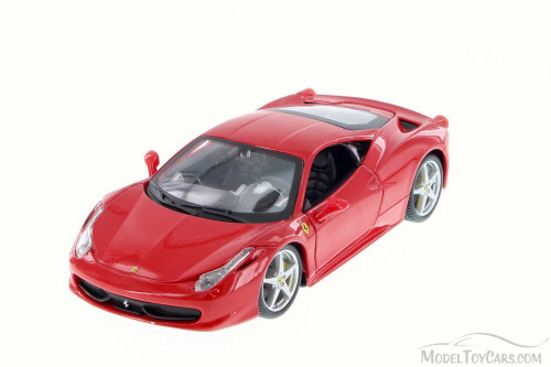 Ferrari 458 Challenger, Red - Bburago 18-26302 - 1/24 scale Diecast ...