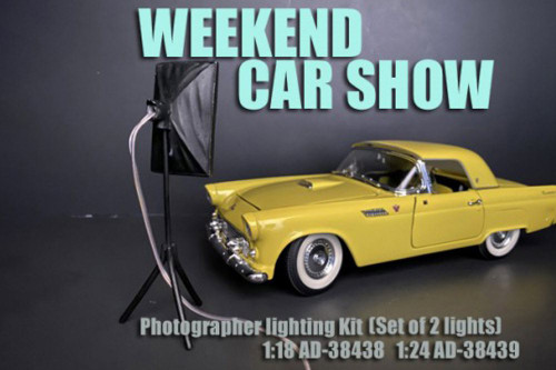 Photographer Lighting Kit (Set of 2 lights)38438 - 1/18 scale Figurine ...