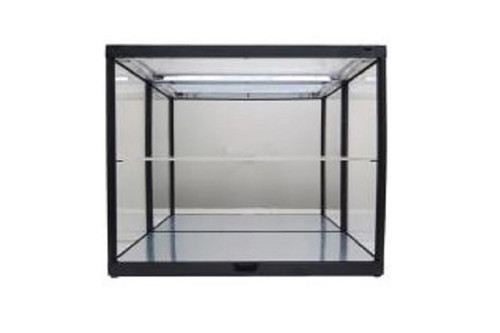 Large LED Lighted Display Case, Black - ModelToyCars 9926MBK - Display ...