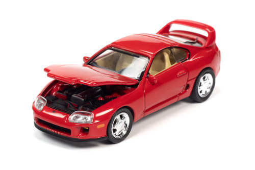 1995 Toyota Supra, Renaissance Red Poly - Auto World AWSP090/24B - 1/64 ...