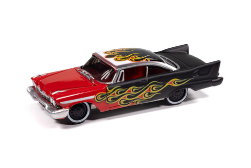 1958 Plymouth Fury (Kustomized), Red w/Flames - RC2 JLSF027/48B - 1/64 ...