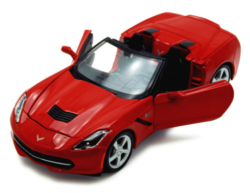 Chevy Corvette Stingray Convertible, Red - Maisto 34501 - 1/24 Scale ...