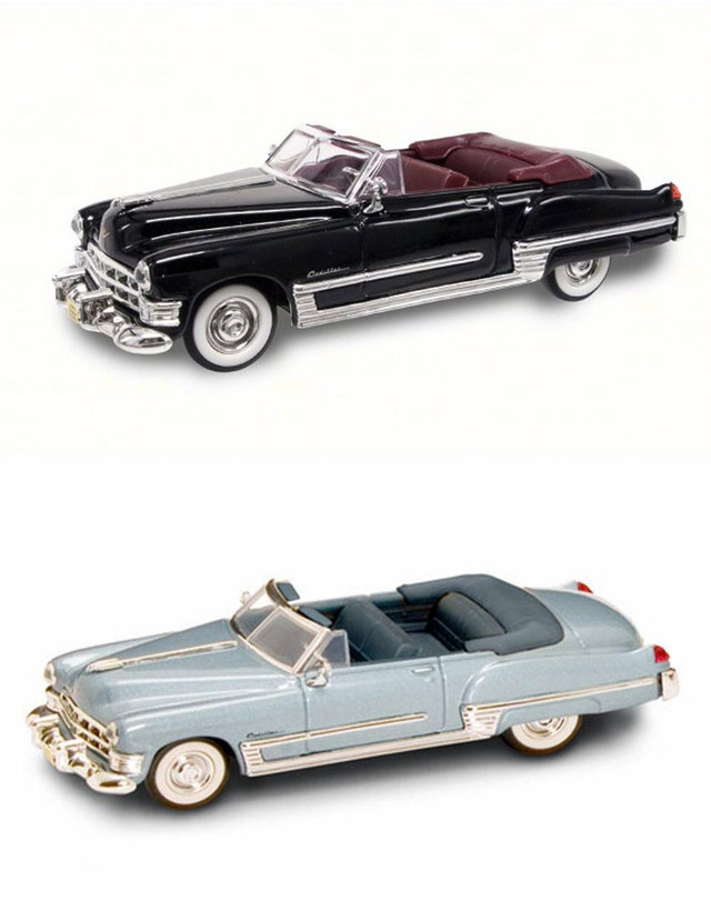 1949 Cadillac Coupe de Ville Convertible Diecast Car Package - Two 1/43 Scale Diecast Model Cars ...