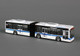 MTA Articulated Bus Small, White - RealToy RT8452 - Plastic Model ...