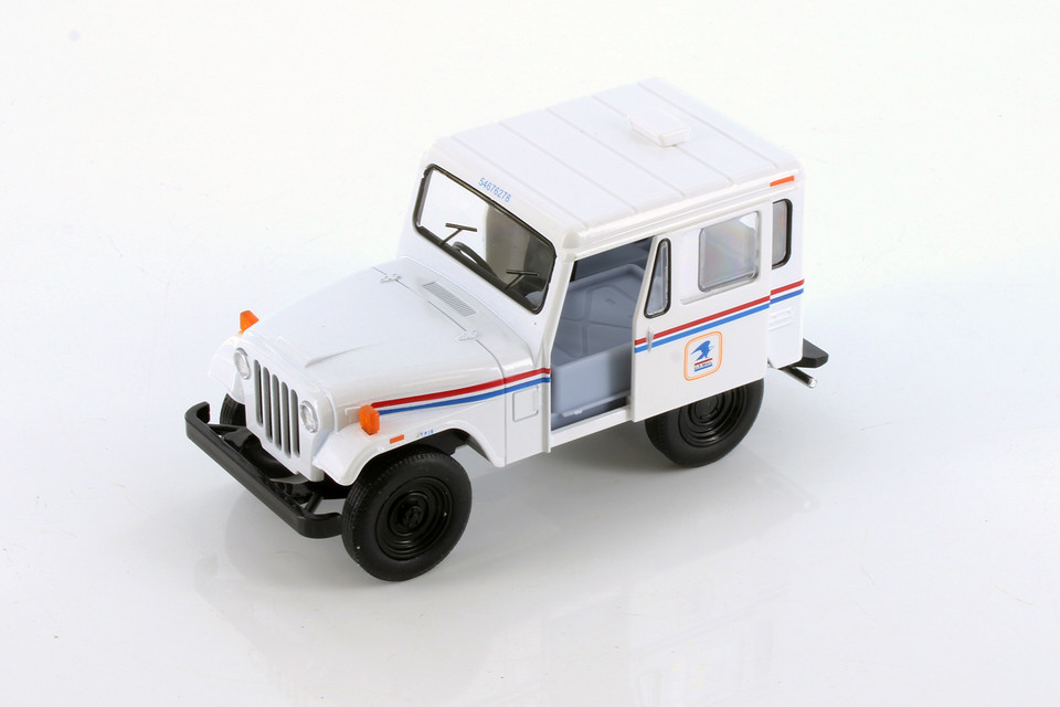 1971 Jeep DJ-5B USPS, White - Kinsmart 5435D - 1/26 scale Diecast Model ...