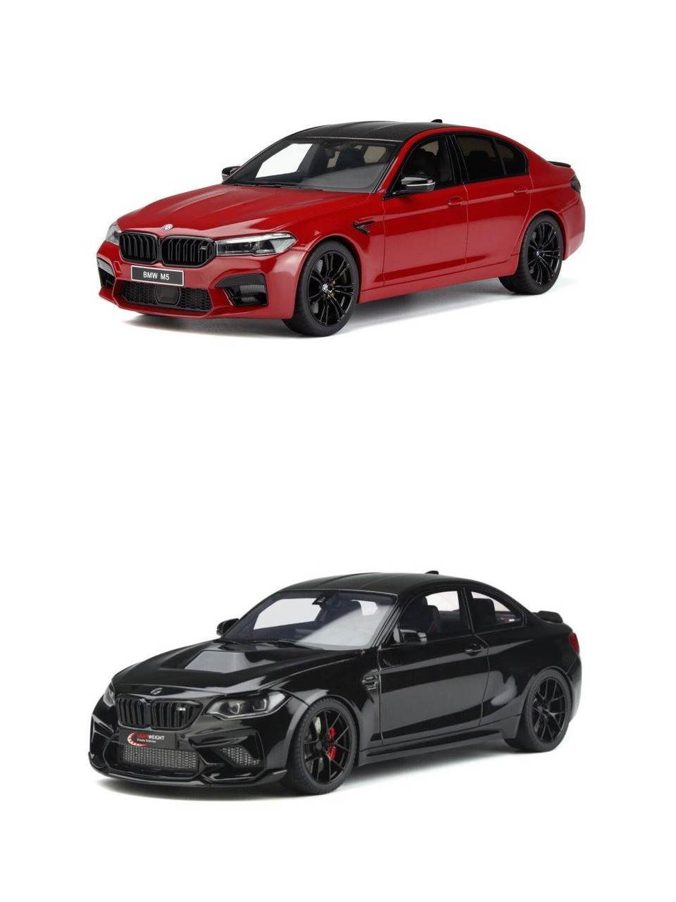 BMW M5 M2 Bundle Diecast Car Package - Two 1/24 Scale Diecast Model Cars - ModelToyCars.com