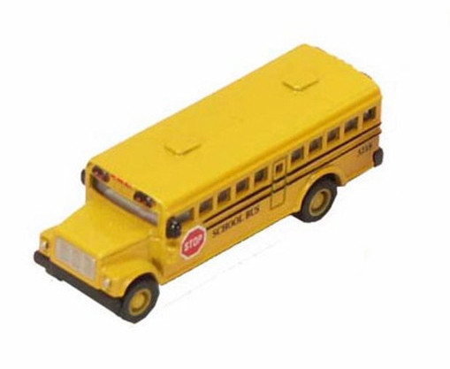 School Bus, Yellow - Kinsmart 2523D - 2.5" Diecast Model Toy Car ...