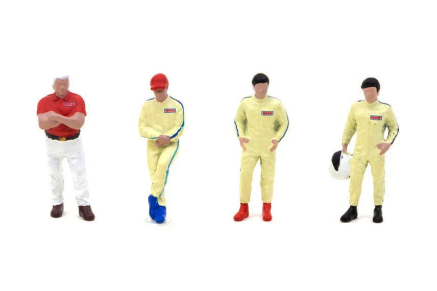 Race Drivers BRE Brock Racing 4 pc Figure Set, Asstd - American Diorama ...