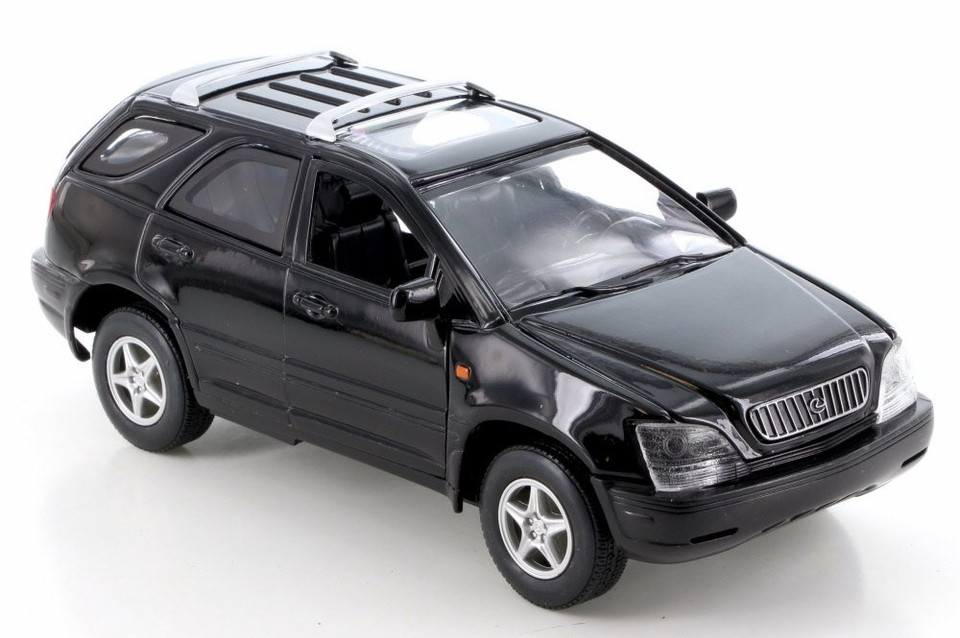 Lexus RX300, Black - Smart Toys 95091 - 1/24 Scale Diecast Model Toy ...