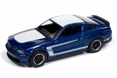 2012 Ford Mustang Boss 302, Kona Blue with White Roof - Auto World ...