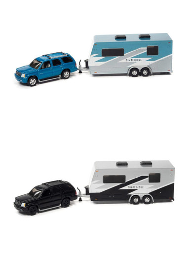 Cadillac Camping Diecast Car Package - Two 1/64 Scale Diecast Model ...