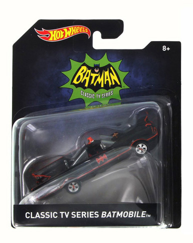Classic Batman Batmobile, Black w/ Red - Mattel DKL20A - 1/50 Scale ...