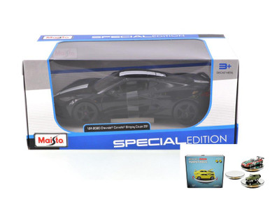 Diecast Car w/Rotary Turntable - 2020 Chevy Corvette Stingray Z51 Coupe ...