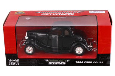 1934 Ford Coupe Hardtop, Black - Showcasts 77217BK - 1/24 Scale Diecast Model Toy Car ...