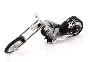 Iron Choppers Motorcycle, Black - Showcasts 76256A - 1/18 Scale Diecast ...