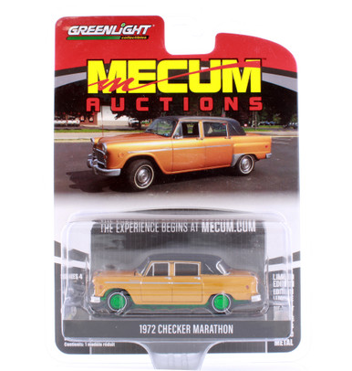 GREEN MACHINE 1972 Checker Marathon, Copper and Black - Greenlight ...