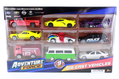 Adventure Force 9-Pack Vehicle Assortment - 3 - Adventure Force 11055 ...