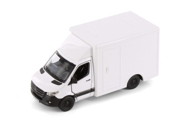 Mercedes-Benz Sprinter Box Truck, White - Kinsmart 5471DW - 1/48 Scale ...