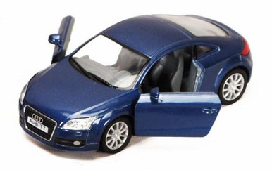 2008 Audi TT Coupe, Blue - Kinsmart 5335D - 1/32 scale Diecast Car ...