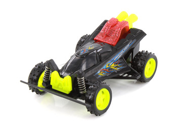 Friction Powered Spark Fighter w/ Light, Black - 8902D - Model Toy Car ...