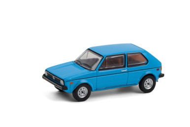 1977 Volkswagen Rabbit, Miami Blue - Greenlight 36020/48 - 1/64 scale ...