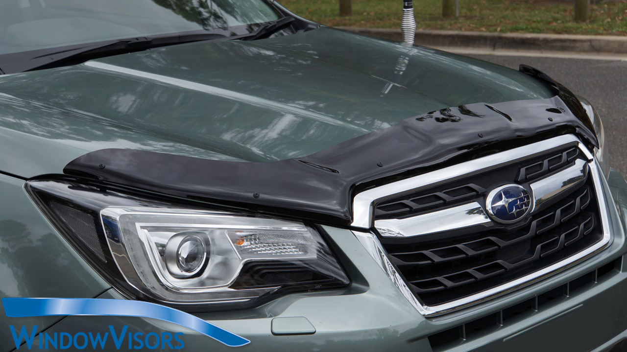 Premium Style Bonnet Protector - Tinted - for Subaru Forester SJ 2013 ...