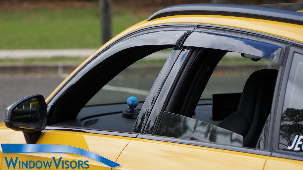 Slim Line Weather shields - Tinted Glass - Regular Series - WindowVisors