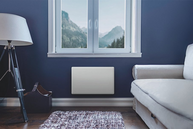 750W Nobo Panel Heater with Timer & Castors - Glen Dimplex Australia