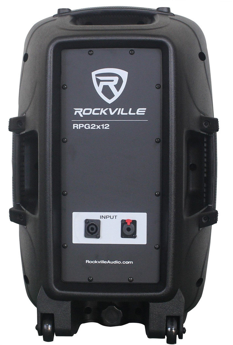 Rockville 12" Church Speakers+Mixer+Stands+Mics+Bluetooth 4 Church ...