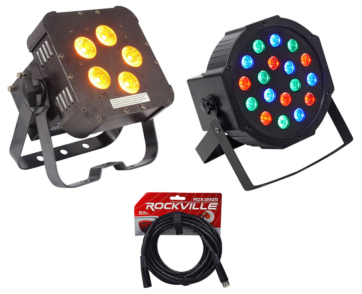 American DJ WIFLY PAR QA5 Wireless Battery Powered Wash Light+RGB ...