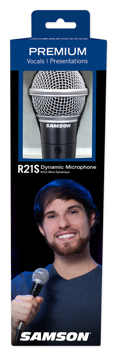Samson M10 Dynamic Metal Microphone+Detachable XLR/1/4" Cable+Mic Clip ...