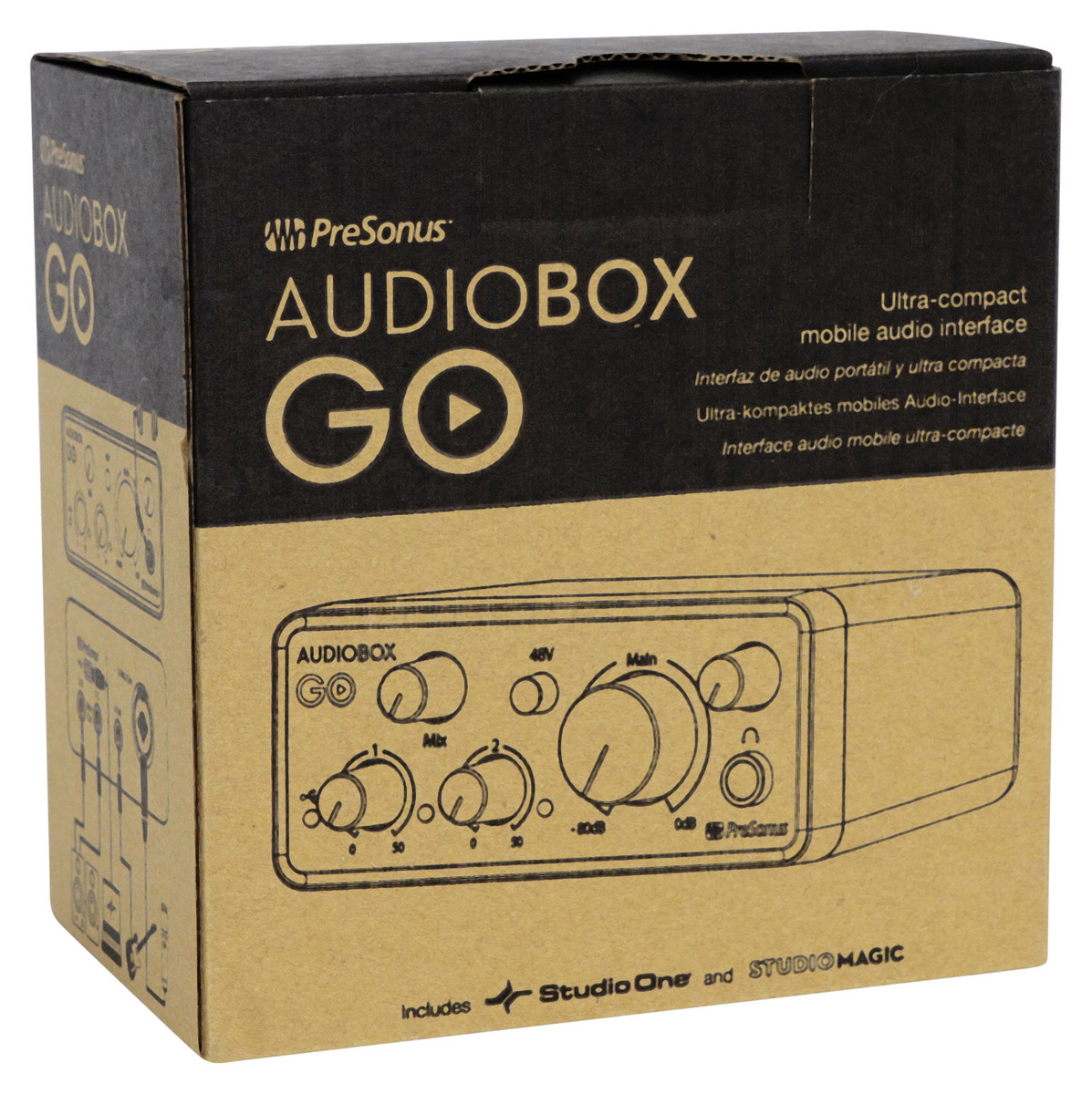 Presonus AudioBox GO 2x2 USB-C Bus Power Audio Recording Interface ...