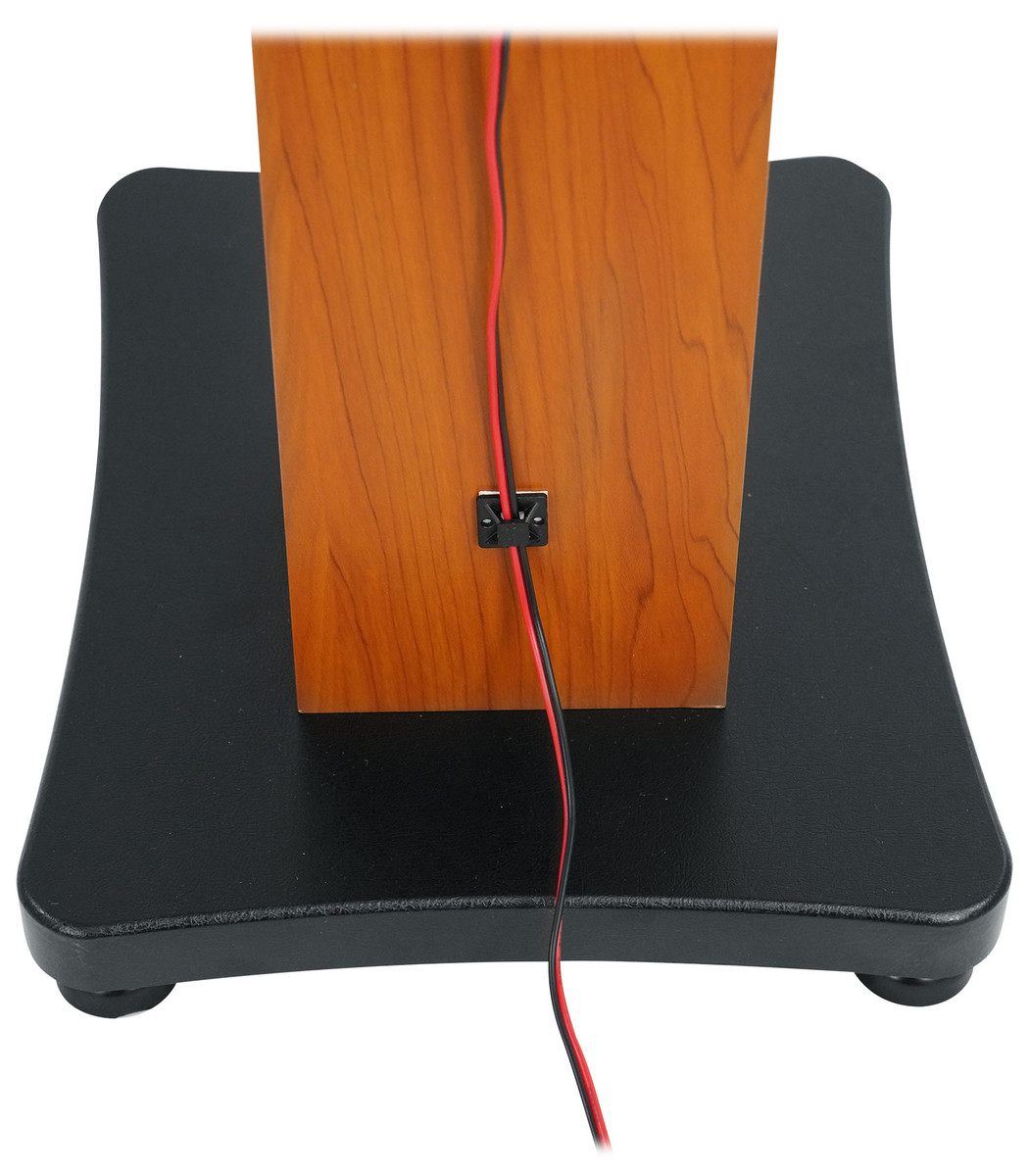 (2) Rockville SS36C Classic Wood Grain 36" Speaker Stands Fits PSI ...